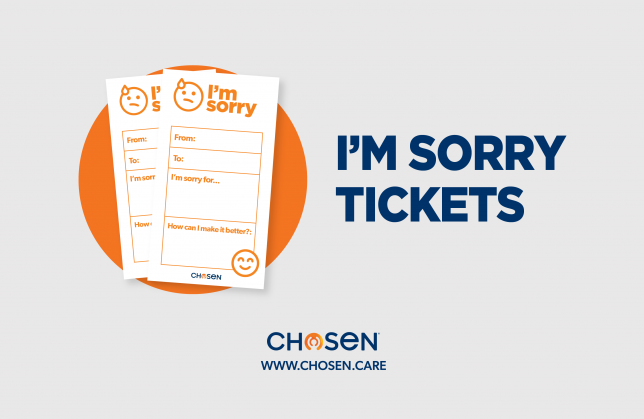 I'm Sorry Tickets - Chosen Care